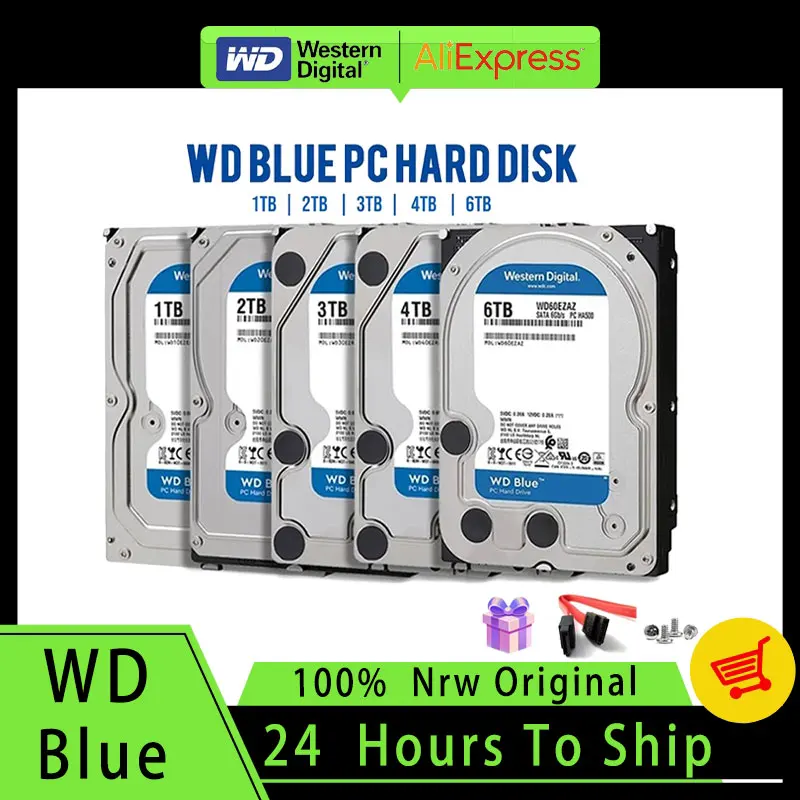 Western-Digital-WD-BLUE-Disque-dur-HD-pour-surveillance-d-ordinateur-de ...