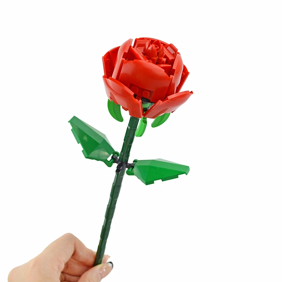 Sunflower Bouquet Blocks Rose Plant Tulip Flower Model Potted ...