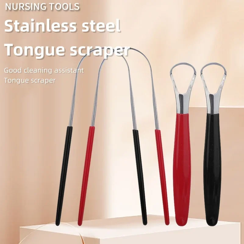 Stainless Steel Tongue Scraper for Adults Eliminate Bad Breath and Keep ...