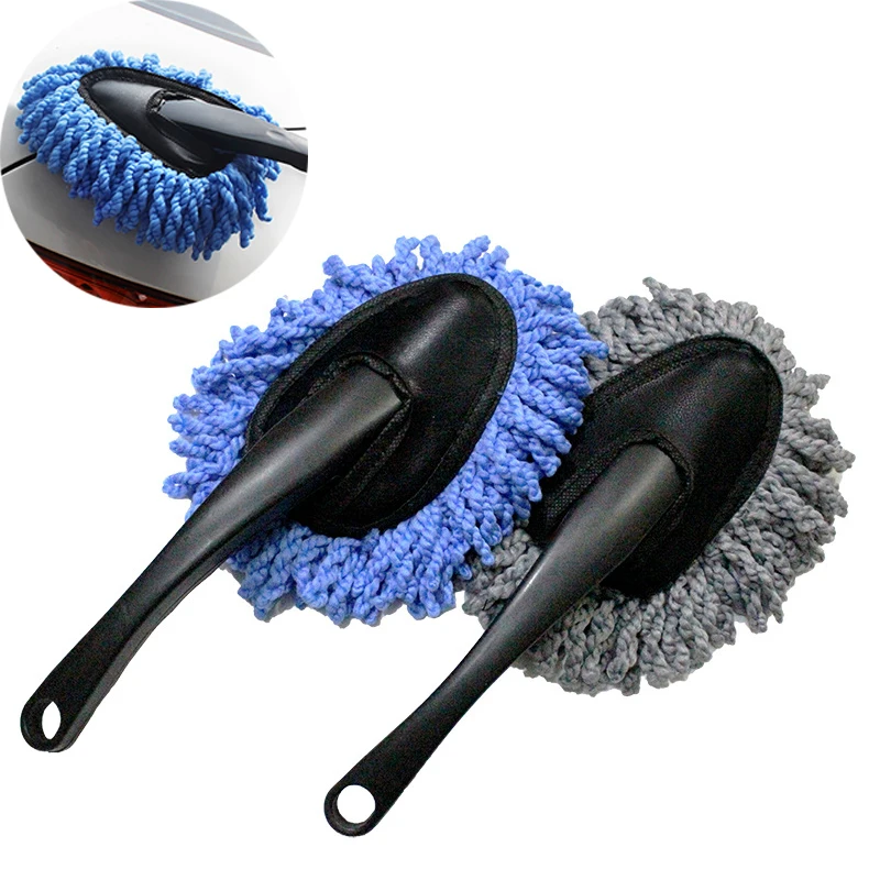 1-2Pcs-Car-Cleaning-Tools-Car-Dust-Mop-Microfiber-Washing-Brush-Dusting ...