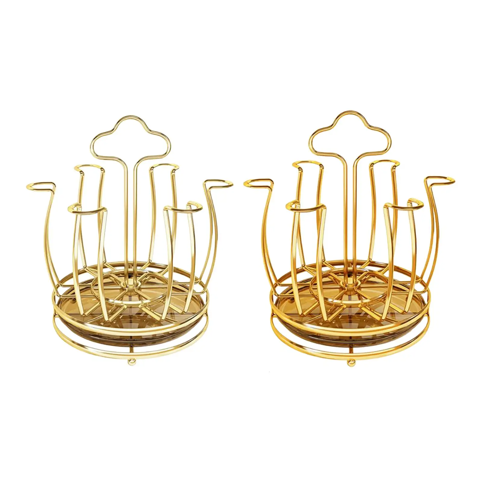 Rotating-Cup-Drying-Rack-Stand-Glass-Cup-Rack-Holder-Mugs-Cups ...