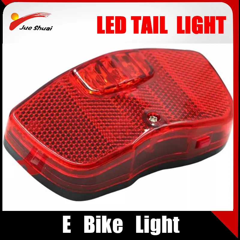 LED Bicycle Light Waterproof Mounted on Rear Rack Battery Bike Lamp ...