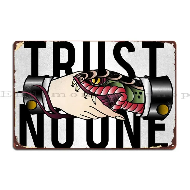 Trust-No-One-Tattoo-Metal-Plaque-Poster-Club-Living-Room-Designing-Pub ...