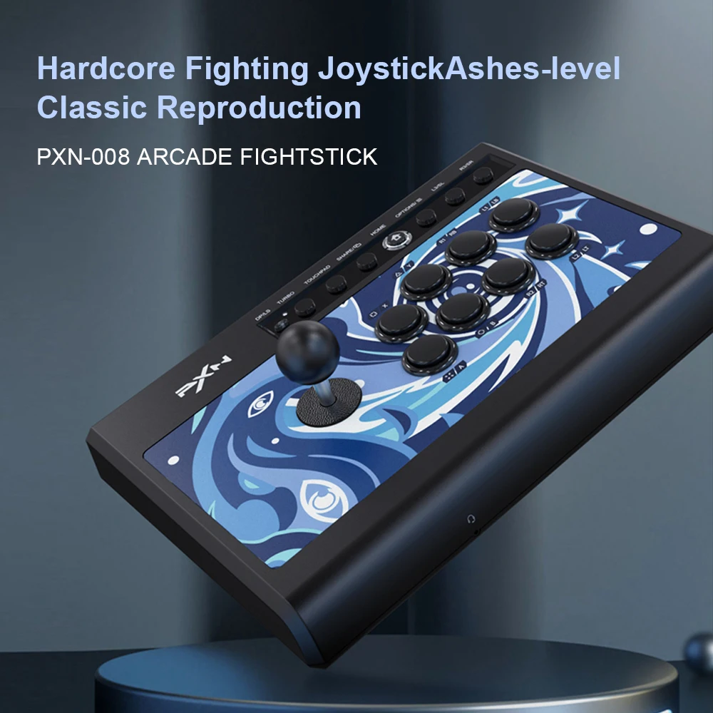 PXN-008-Fighting-Joystick-PC-Controller-Arcade-Game-Fight-Stick-for-PS4 ...