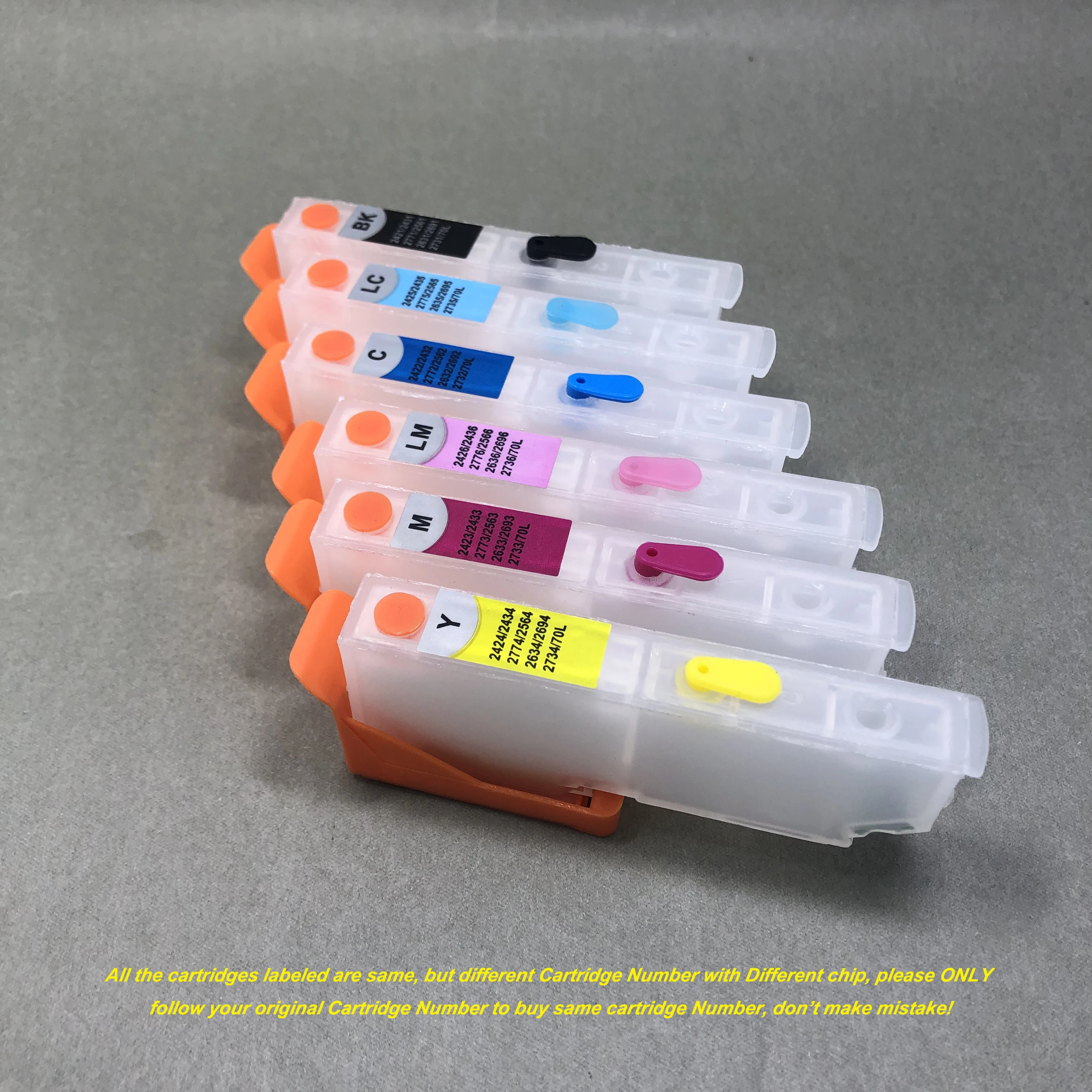 277 277XL T2771-T2776 Empty Refillable Ink Cartridge for Epson ...