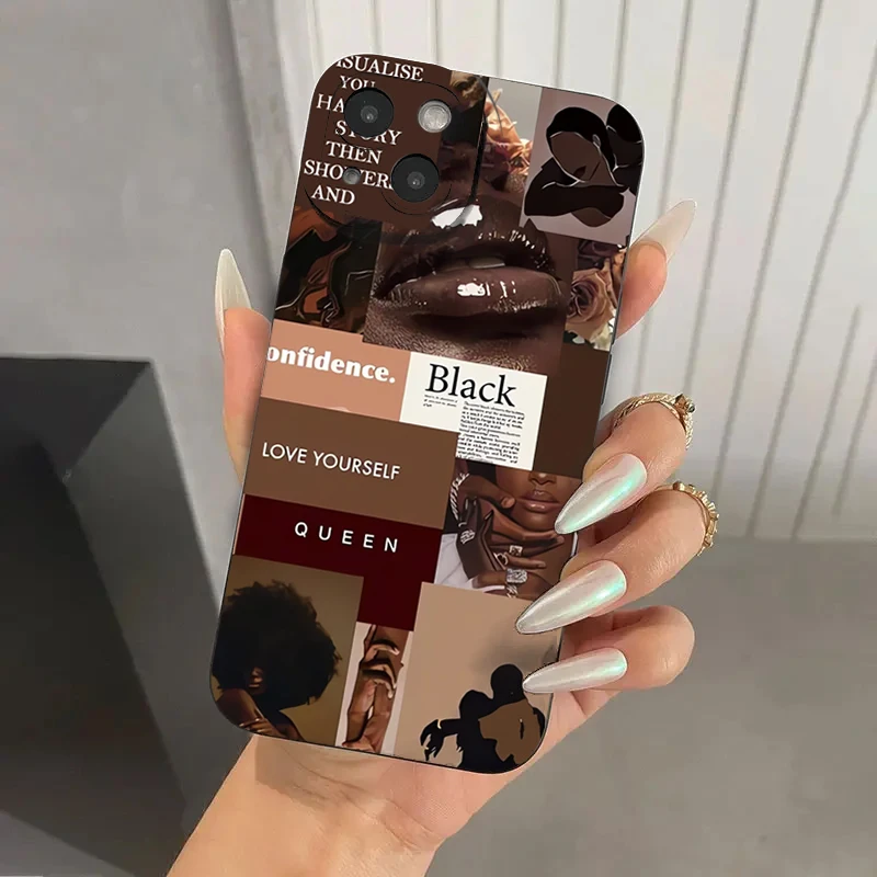 Case-For-iPhone-14-Cases-iPhone-15-Pro-Max-Case-Black-Girl-Pattern ...