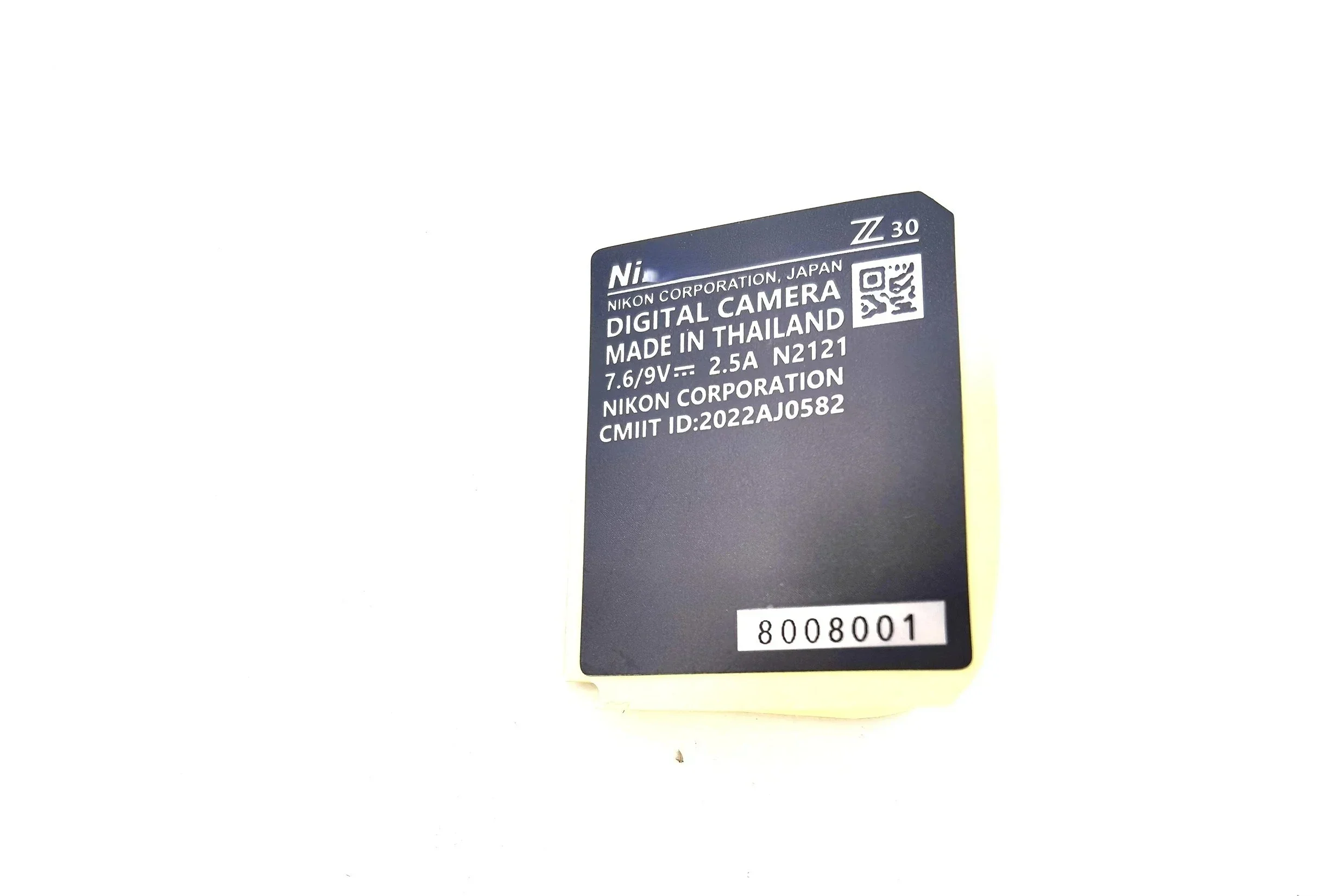 For-Nikon-Z5-Z6II-Z7II-Z30-Z6-Bottom-Label-Paper-Body-Number-Paper ...