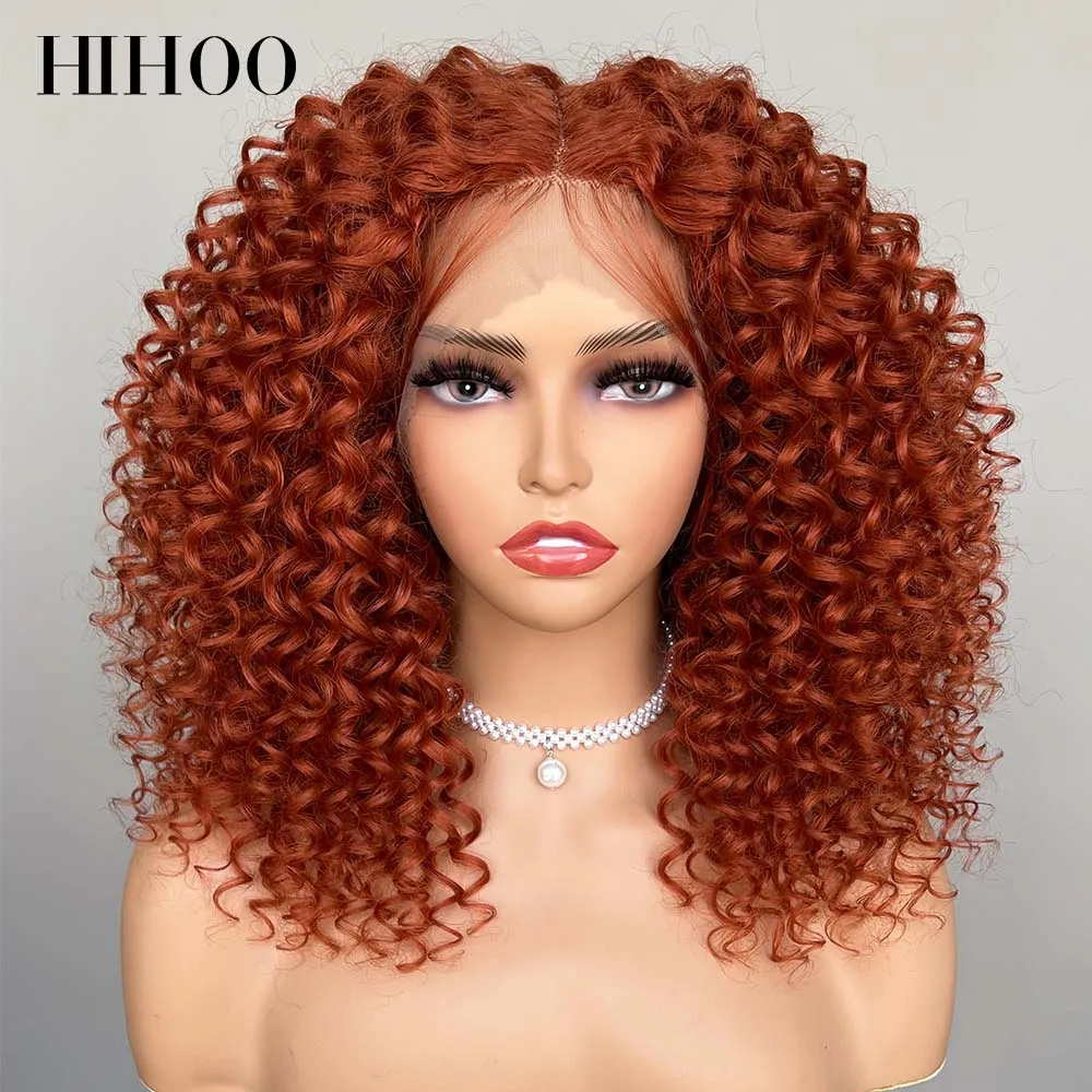 HihooHair-pelucas-rizadas-Afro-para-mujer-postizo-de-encaje-frontal ...