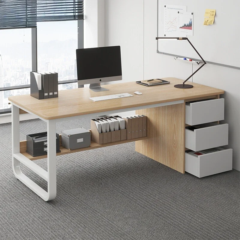 Office-simplicity-modern-multi-staff-workstation-table-simple-single ...