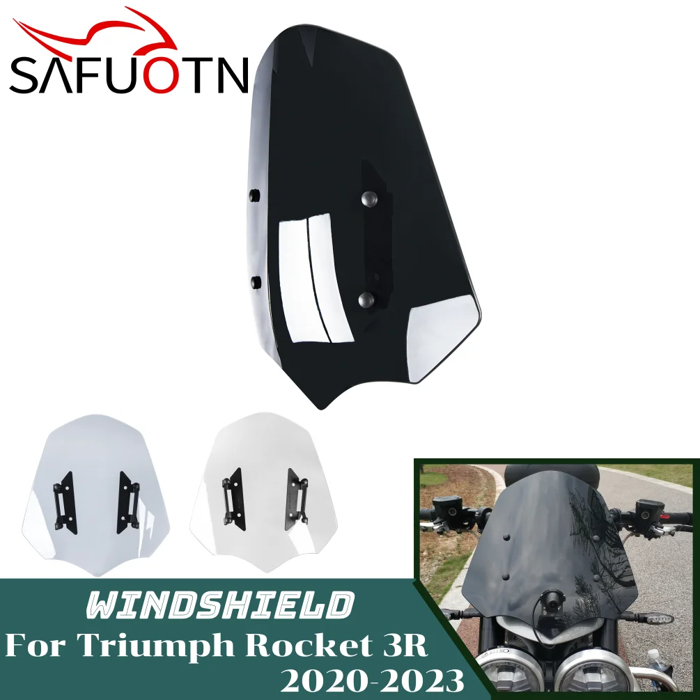 3R-Windshield-Windscreen-for-Triumph-Rocket-3-R-2020-2023-2022 ...