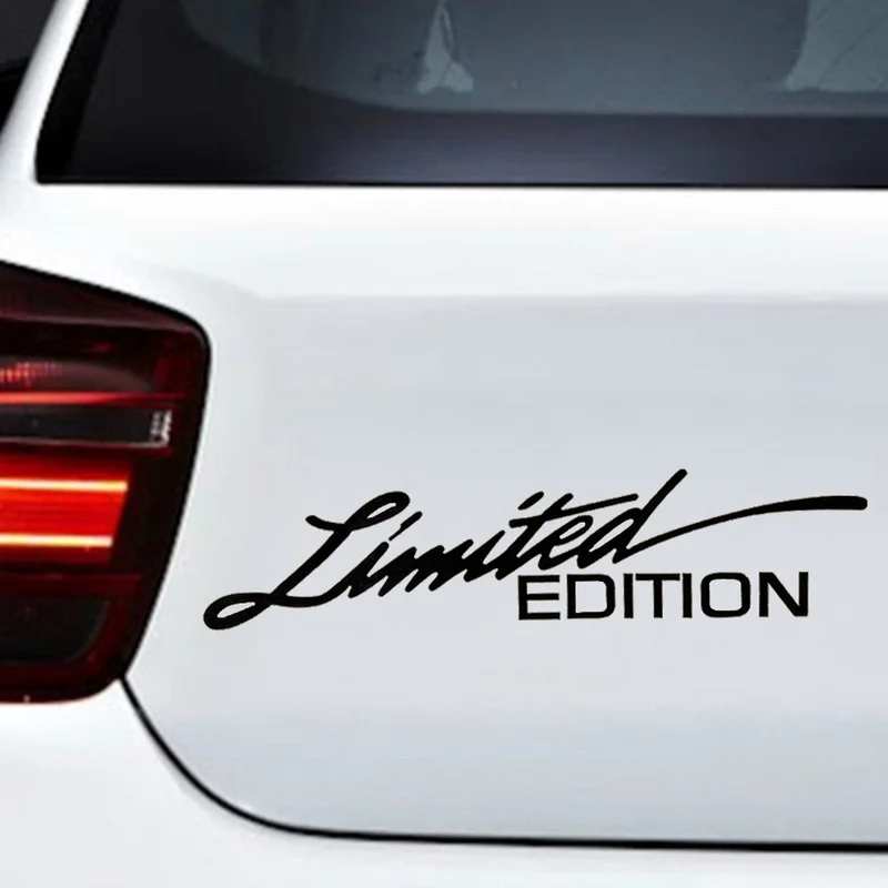 New LIMITED EDITION Car Laser Stickers Creative English Letter Vinyl ...
