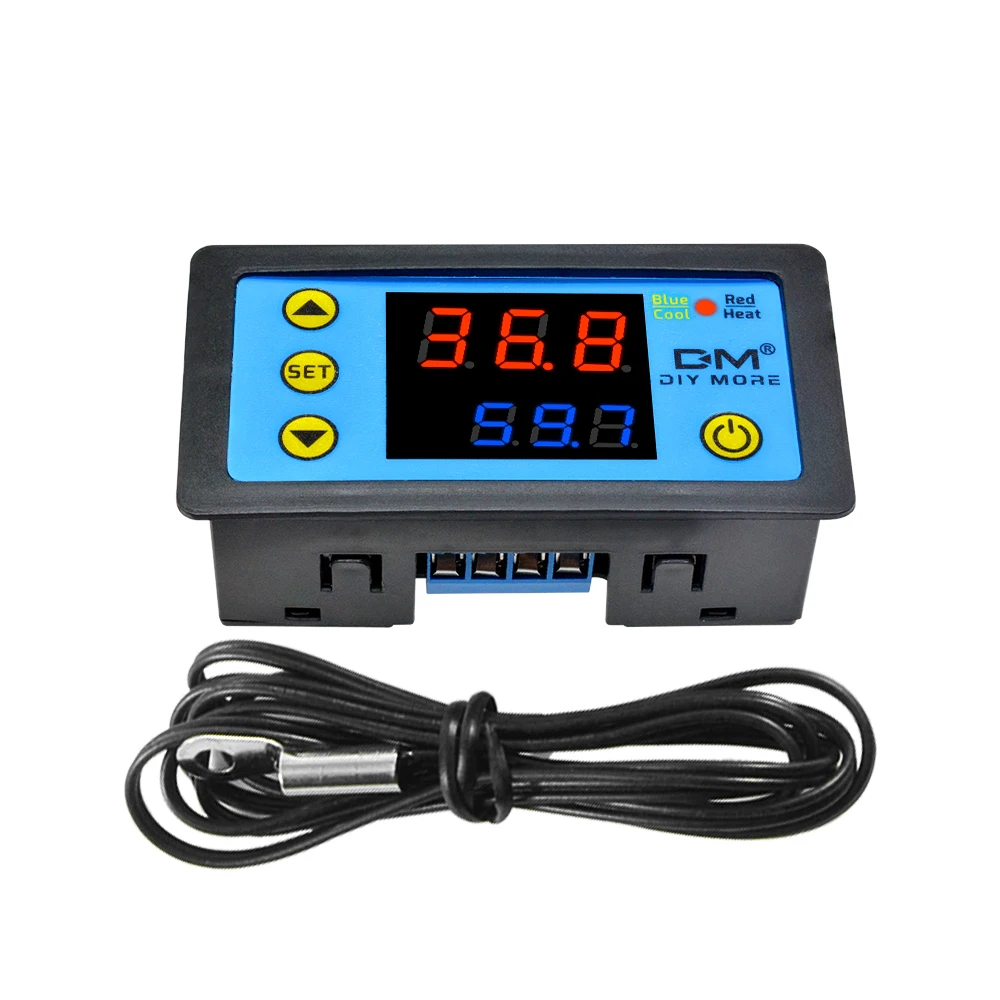 Digital Thermostat Dual Display Module DC12V - Temperature Controller ...