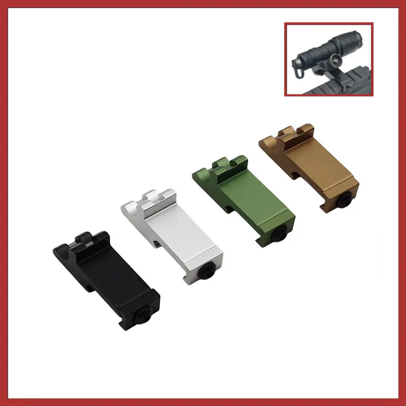 Flashlight Metal Adapter 45 Degree Angle RTS 20mm Picatinny Rail ...