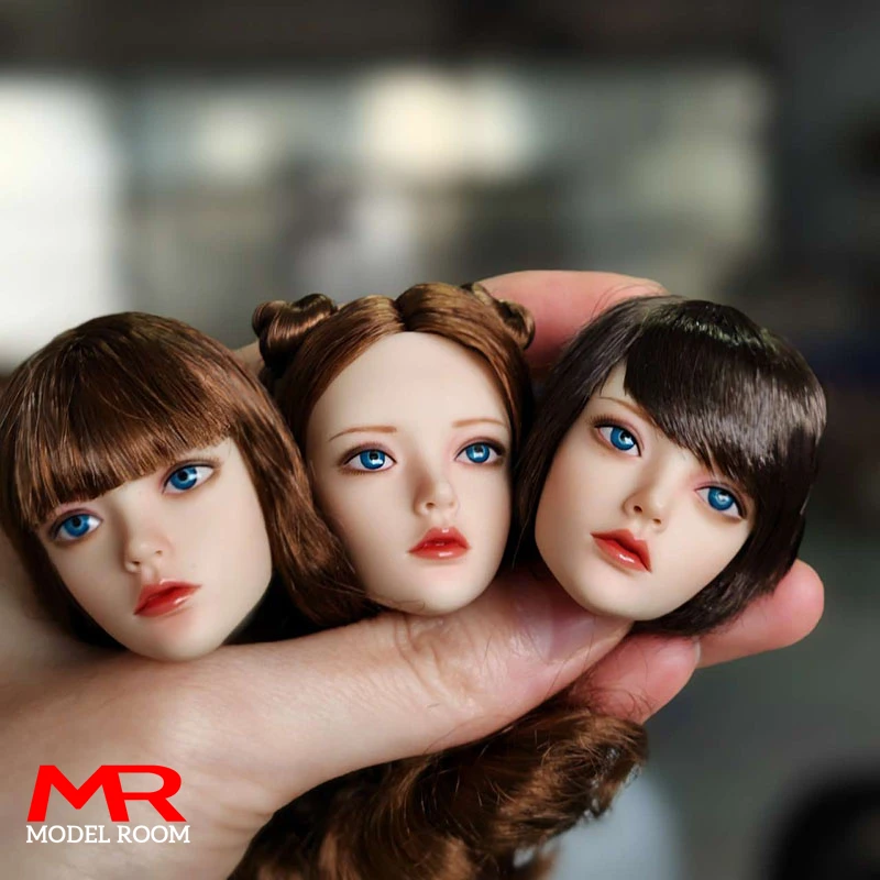 Super Duck SDH033 1/6 Female BJD Style Head Sculpt Carving Model Fit 12 ...