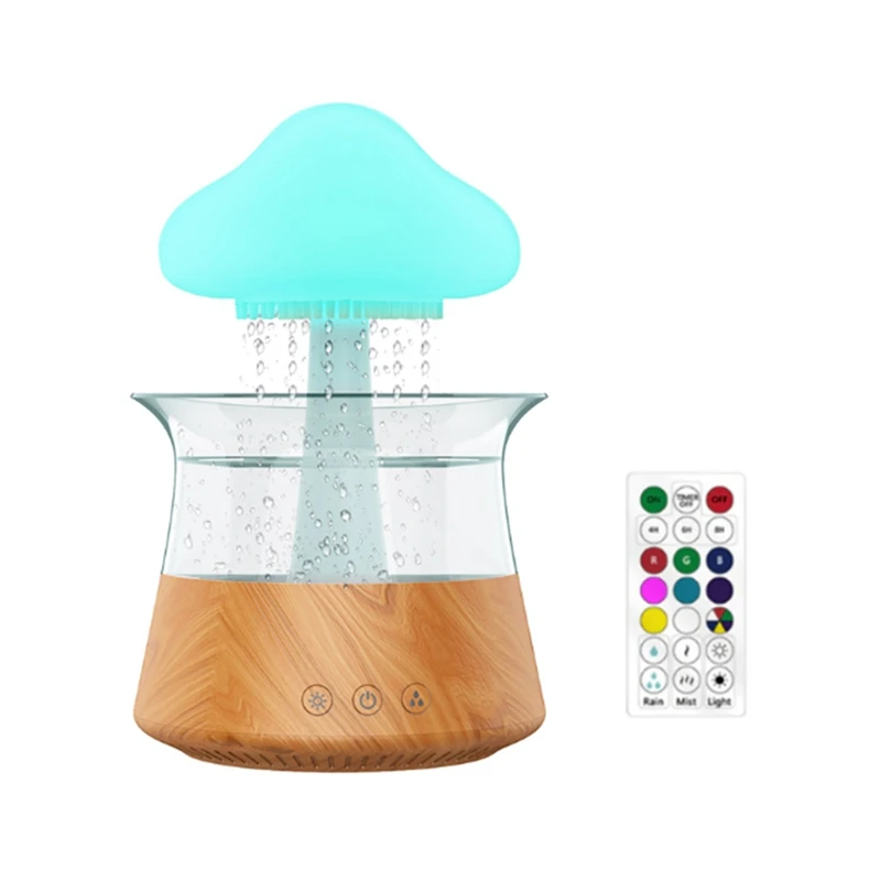Rain Cloud Humidifier USB Night Light For Room Office Aromadiffuser ...