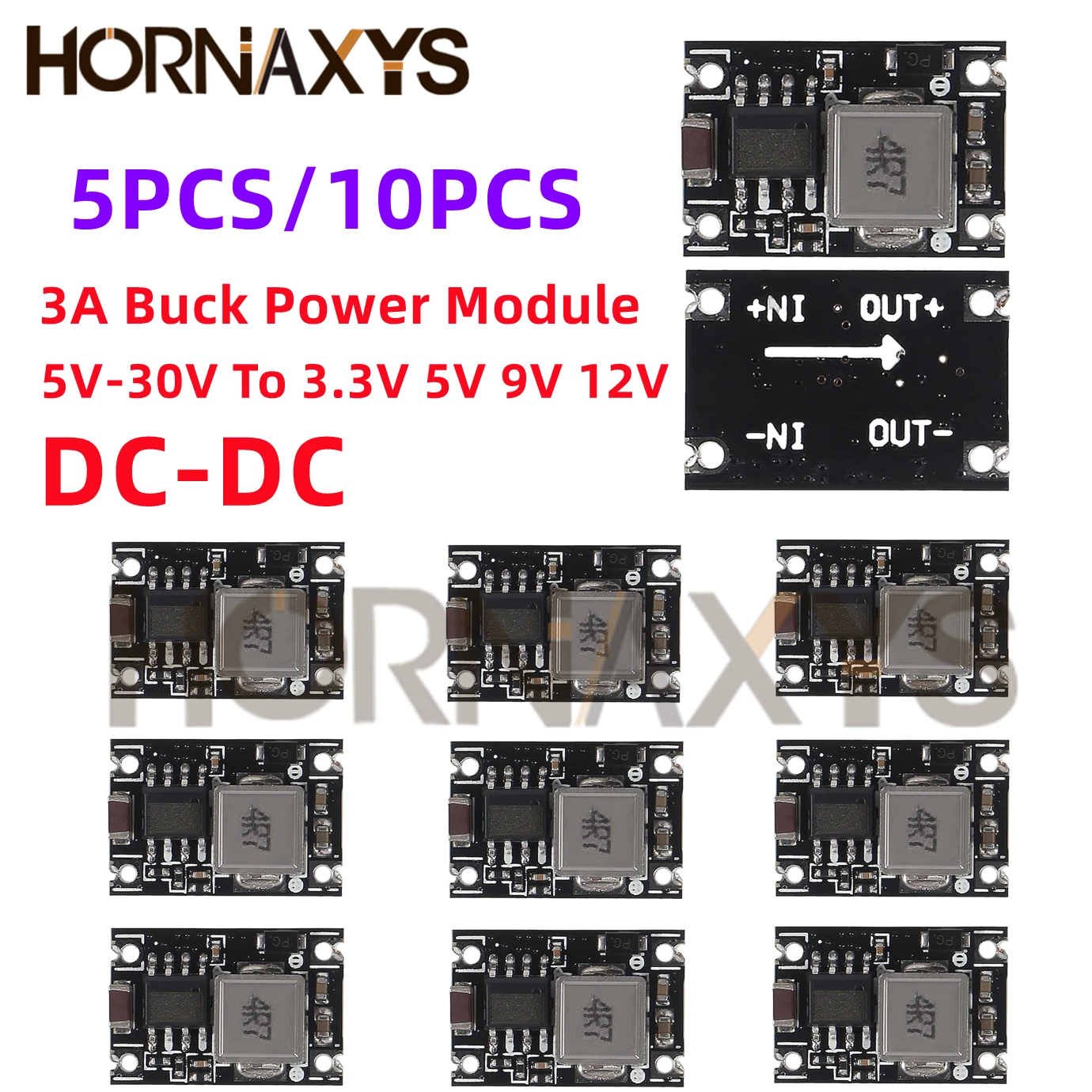 5-10pcs-DC-DC-Buck-Power-Supply-Module-Adjustable-Buck-Converter-5V-30V ...