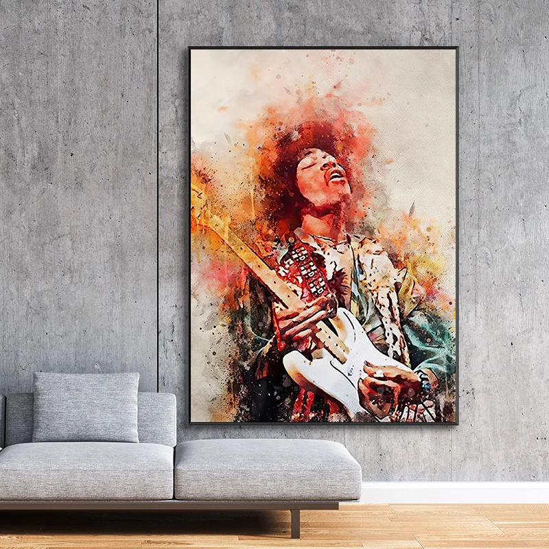 Rock N Roll Abstract Art