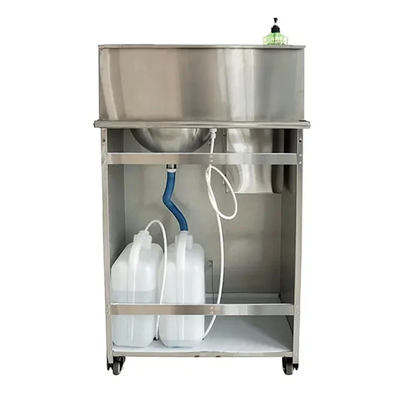 Outdoor-Mobile-Standing-Stainless-Steel-Wash-Hand-Station-Portable-Wash ...