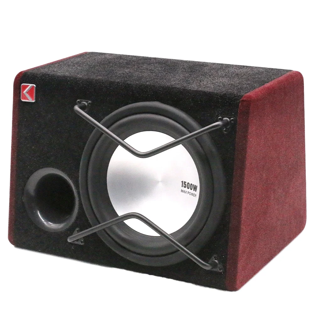 Kuerl 10 Inch Trapezoid Subwoofer Auto Super Bass Active Car Subwoofer ...
