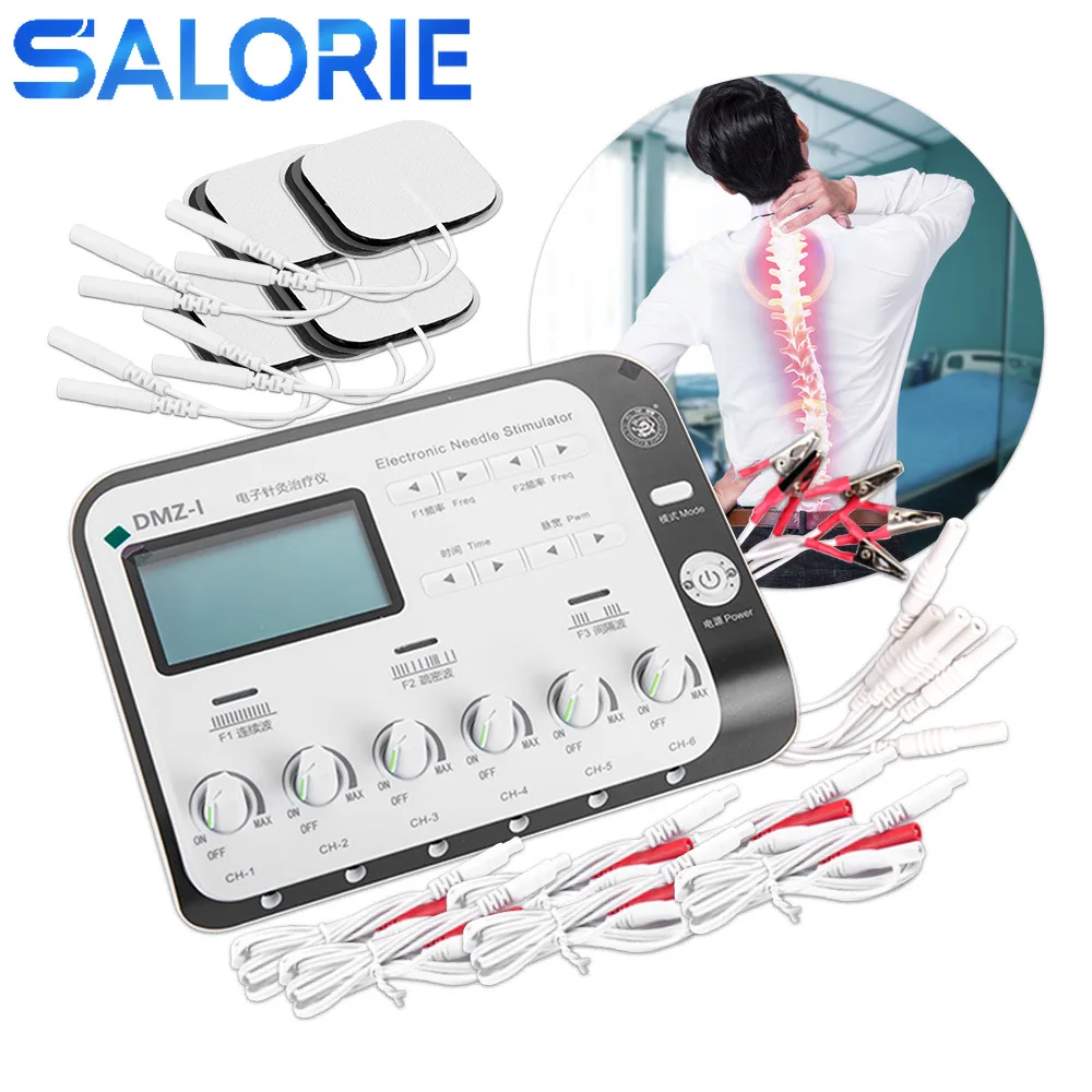 6-Output-Channel-Disgistal-Multi-Functional-TENS-Body-Massager-Electric ...