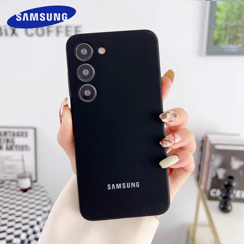 Samsung galaxy s23 ultra plus caso inferior fechado capa de silicone de ...