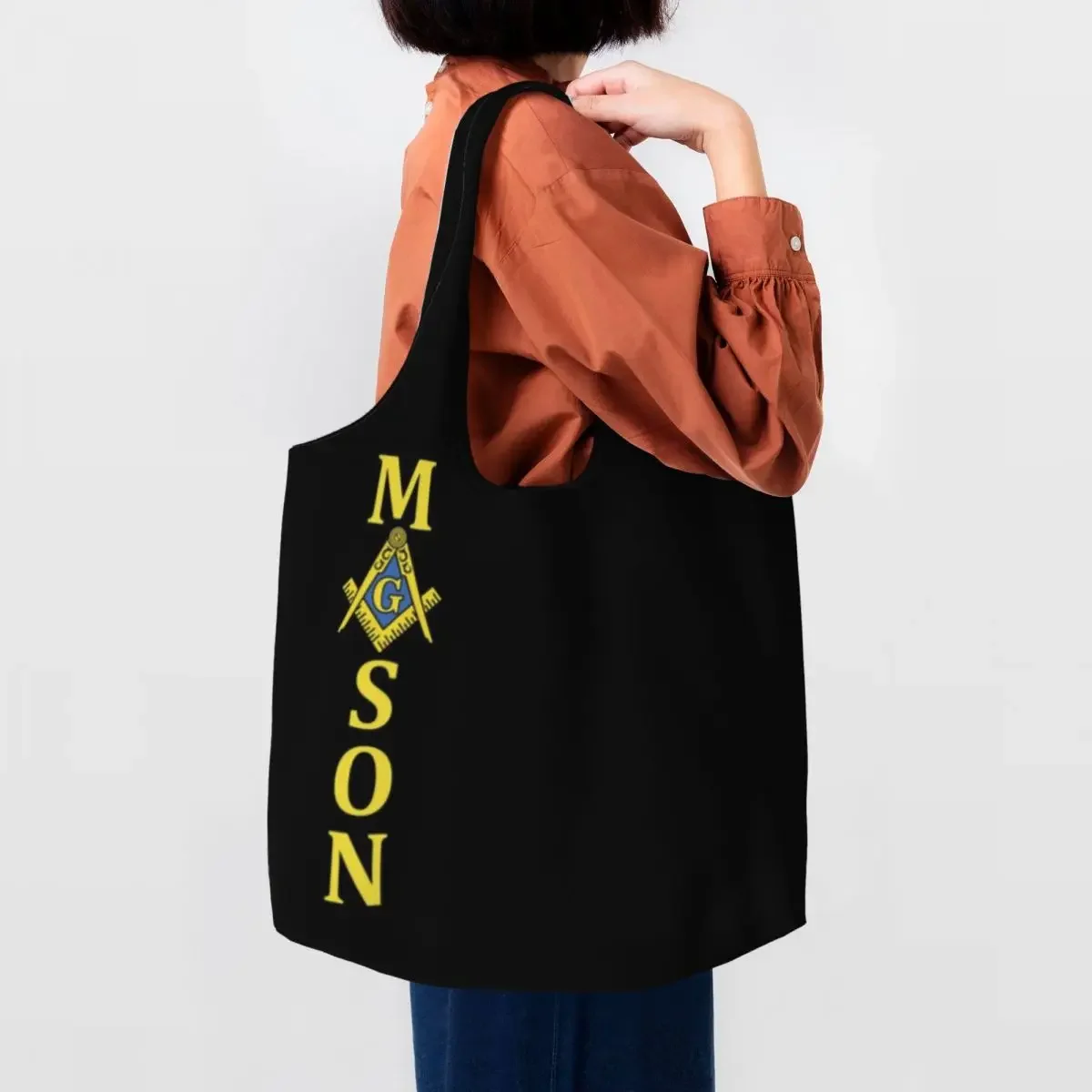 Reusable-Freemason-Mason-Shopping-Bag-Women-Canvas-Shoulder-Tote ...