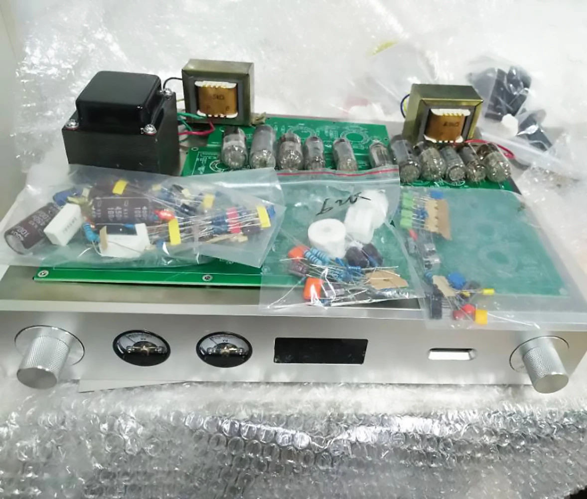 NEW-vacuum-tube-FM-radio-retro-sound-valve-stereo-radio-kit-with-audio ...