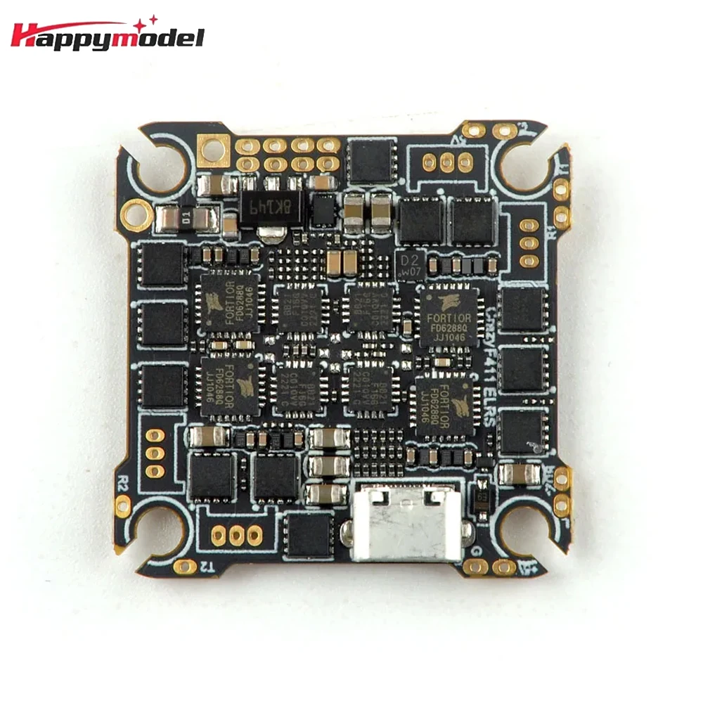 HappyModel CrazyF411 2-4S 2,4 ГГц контроллер полета ELRS Betaflight 4 в ...