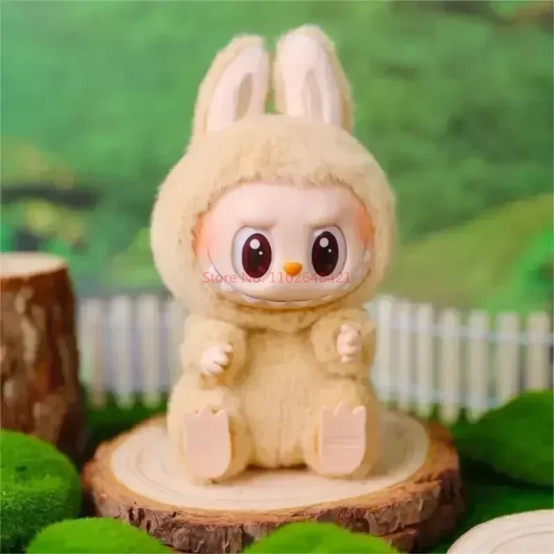 Serie Los monstruos tienen asiento Muñeca de peluche Labubu Figura de acción Muñeca linda Figura ...