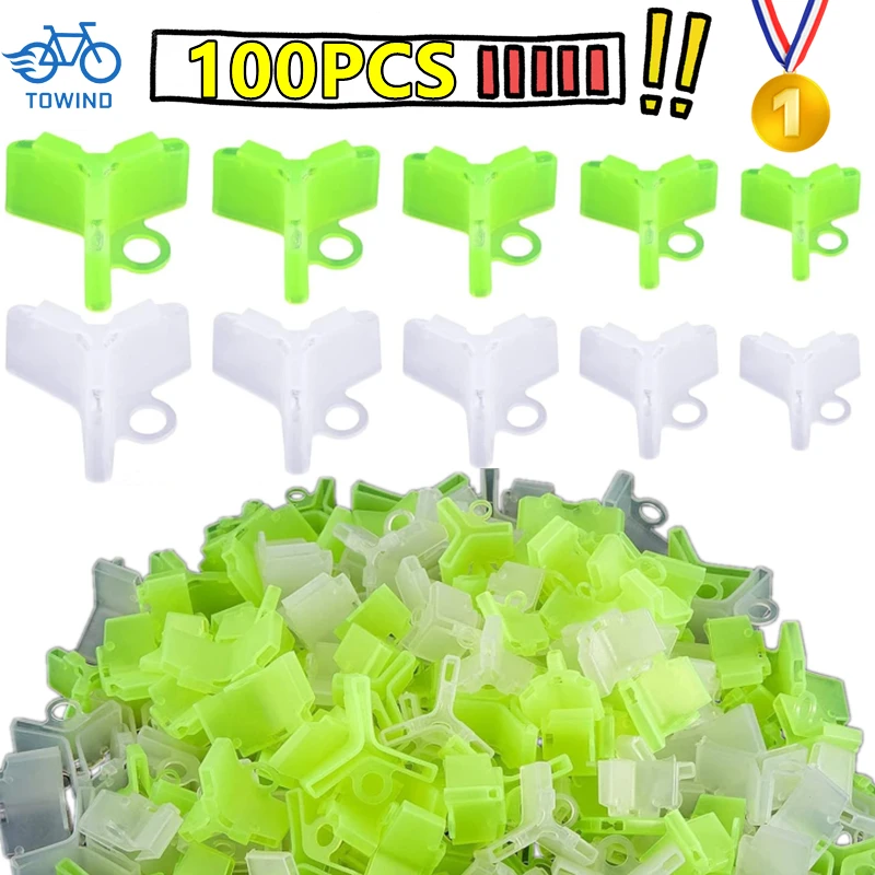 Newest-100-10PCS-Fishing-Hook-Bonnets-Three-Hook-Protective-Cover ...