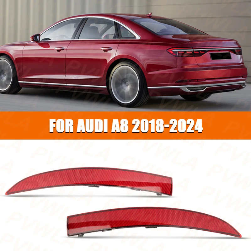 Rear Bumper Reflector Light Outer Side For Audi A8 2018 2019 2020 2021 ...