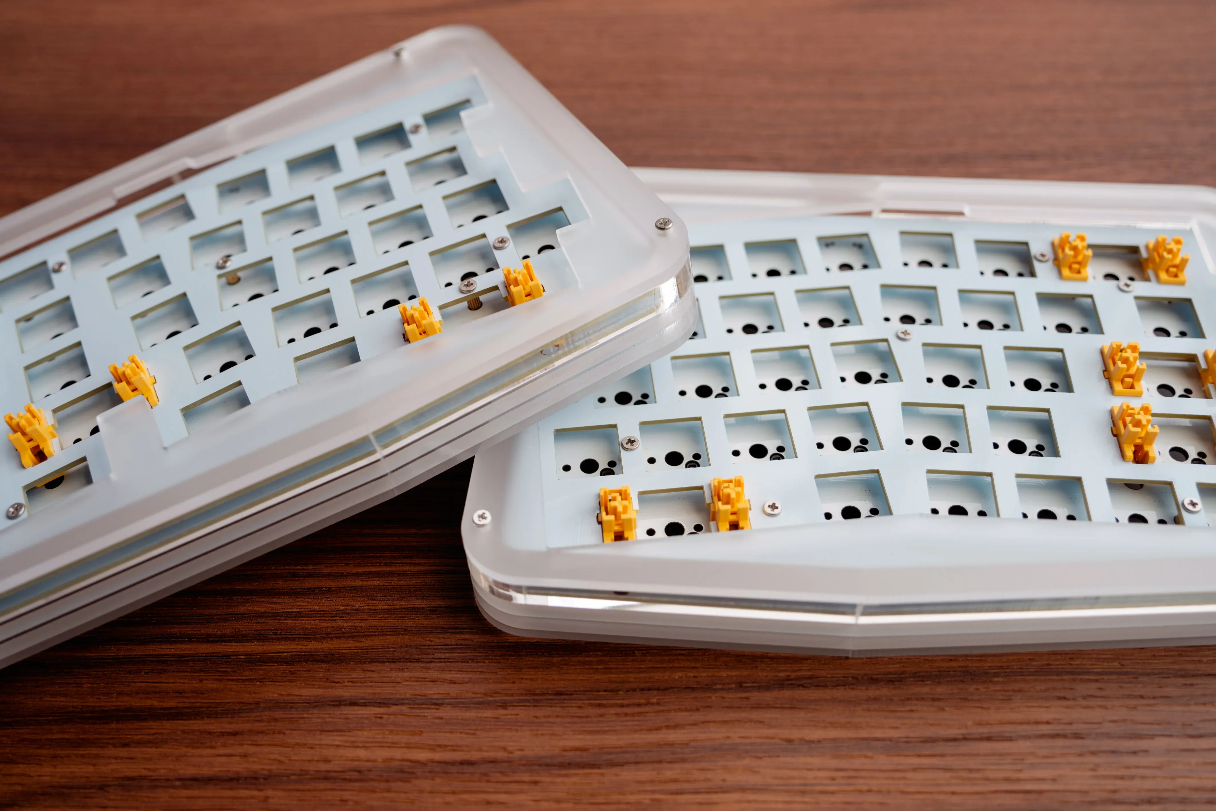 ECHOME-Alice-Wireless-Split-Mechanical-Keyboard-Kit-Custom-Transparent ...
