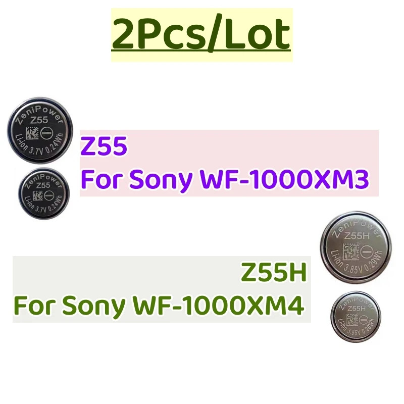 2pcs-Original-Z55H-Z55-New-Battery-For-Sony-WF-1000XM3-WF-1000XM4-WF ...