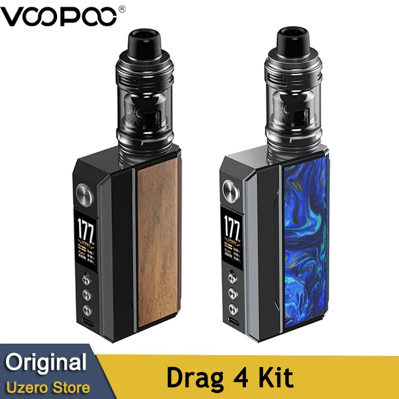 Original-VOOPOO-Drag-4-Kit-177W-Box-MOD-Electronic-Cigarette-Vape-5-5ML ...