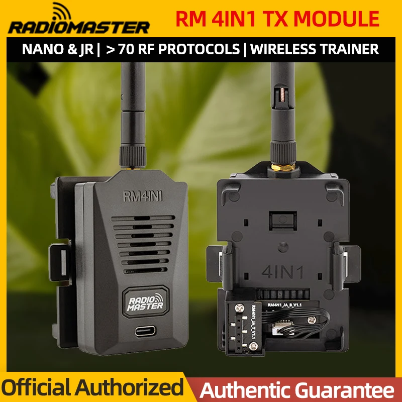 RadioMaster RM 4IN1 TX 모듈 콤보 나노 JR 어댑터, Zorro TX16S TX12 MKII FLYSKY ...