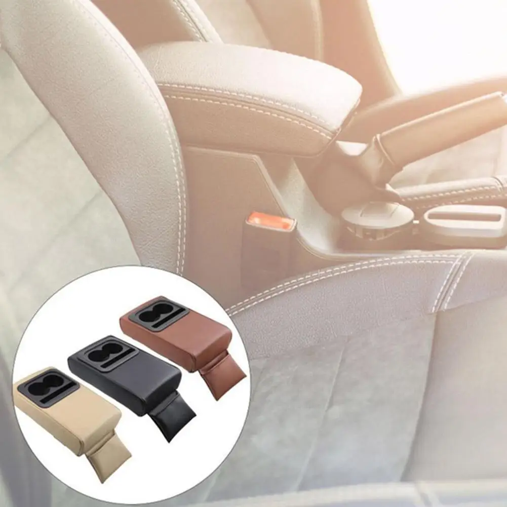Car-Armrest-Cushion-Armrest-Cup-Holder-Rear-Seat-Increased-Elbow ...