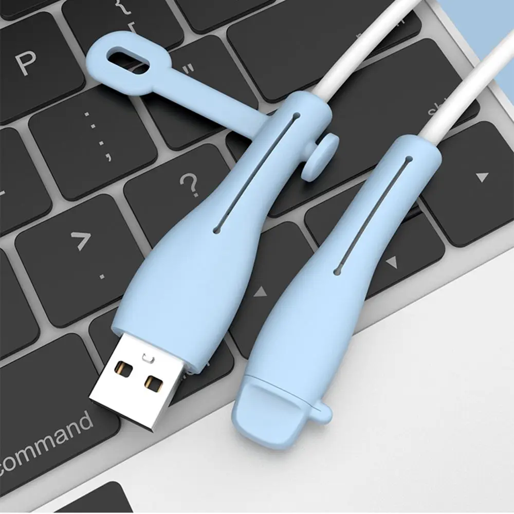 Soft-Silicone-Cover-For-Apple-iPhone-USB-Charger-Cable-Protector-Wire ...