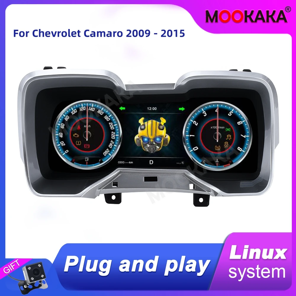For-Chevrolet-Camaro-2009-2015-Car-LCD-Dashboard-Digital-Cluster ...