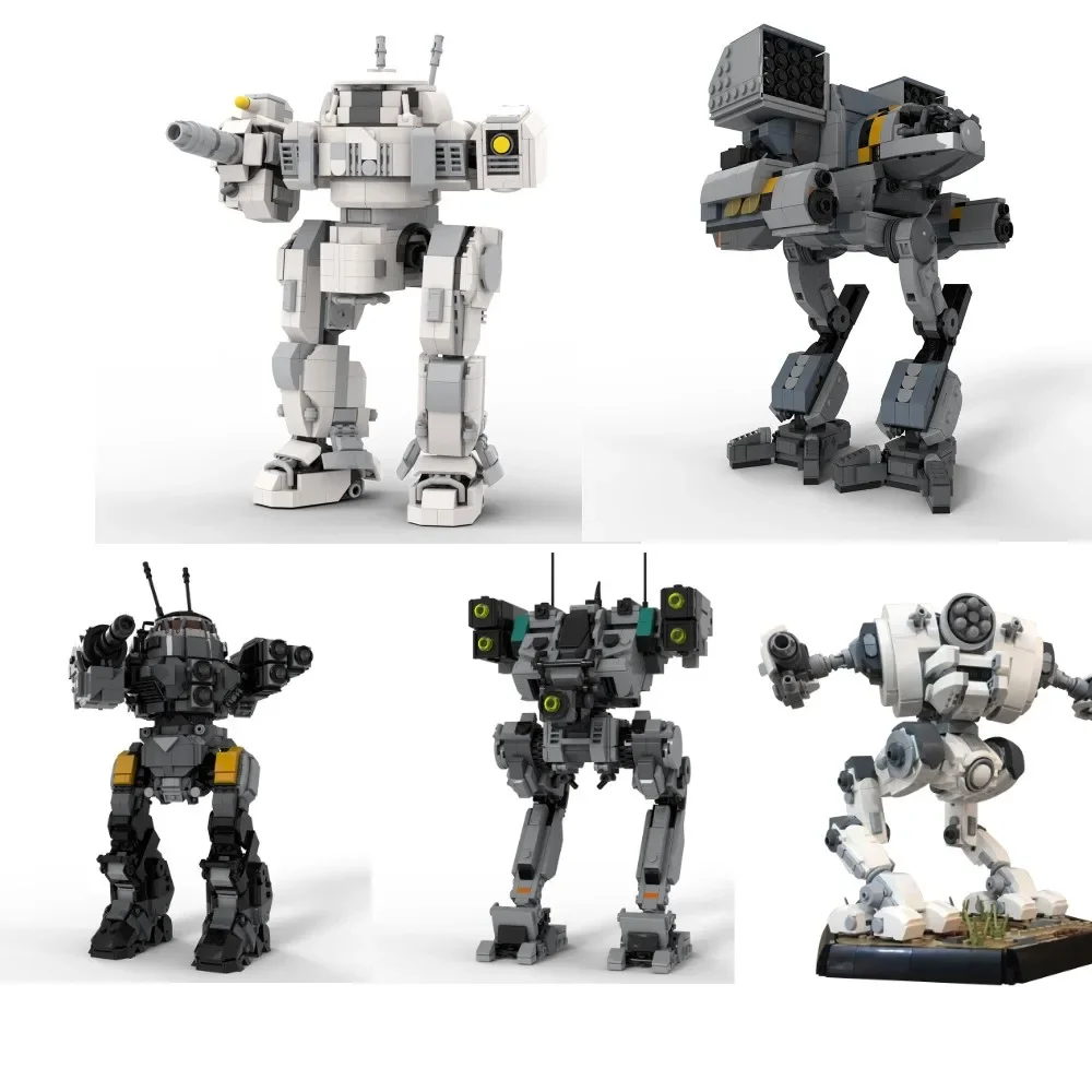 MOC-Mechwarrior-UrbanMechs-Model-Building-Blocks-Classic-Game ...