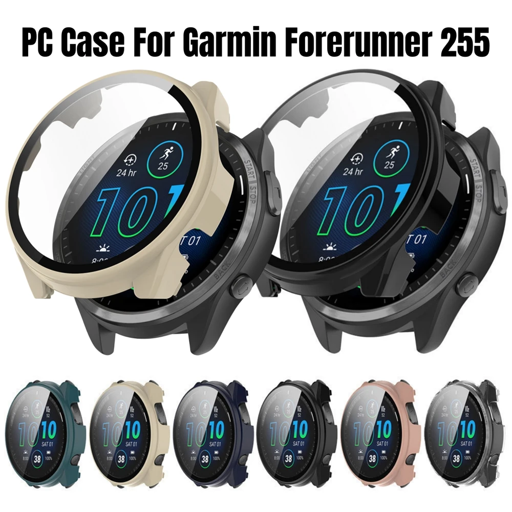2in1-Full-Screen-Protector-Case-For-Garmin-Forerunner-255-PC-Hard ...