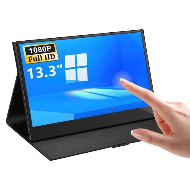 Miktver 13.3" USB-C Touchscreen Gaming Monitor 1920x1080 IPS Portable ...