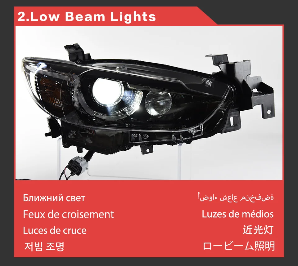 Mazda 6 Atenza Led Headlight 2013-2016 Mazda6 Led Drl Hid Head Lamp ...