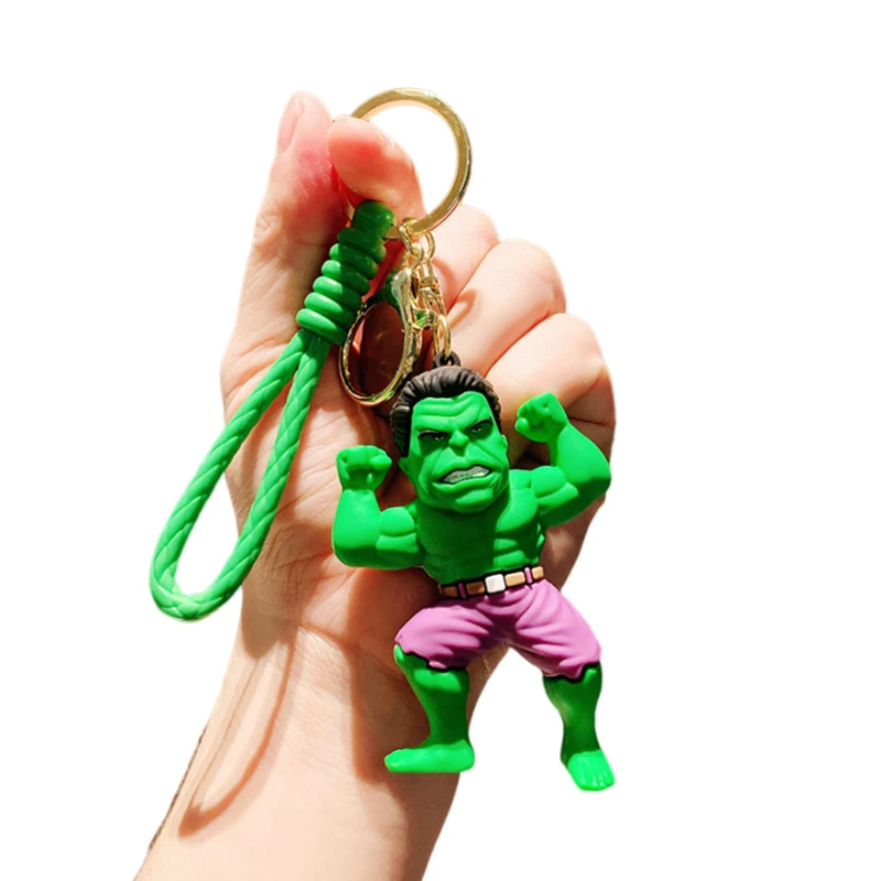 The-Incredible-Hulk-Car-Doll-Key-Chains-Pendant-Spider-Man-Rubber ...