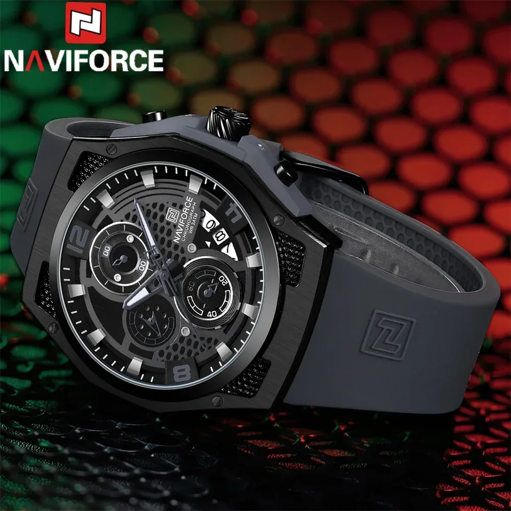 NAVIFORCE-Montre-bracelet-de-sport-quartz-pour-homme-chronographe ...