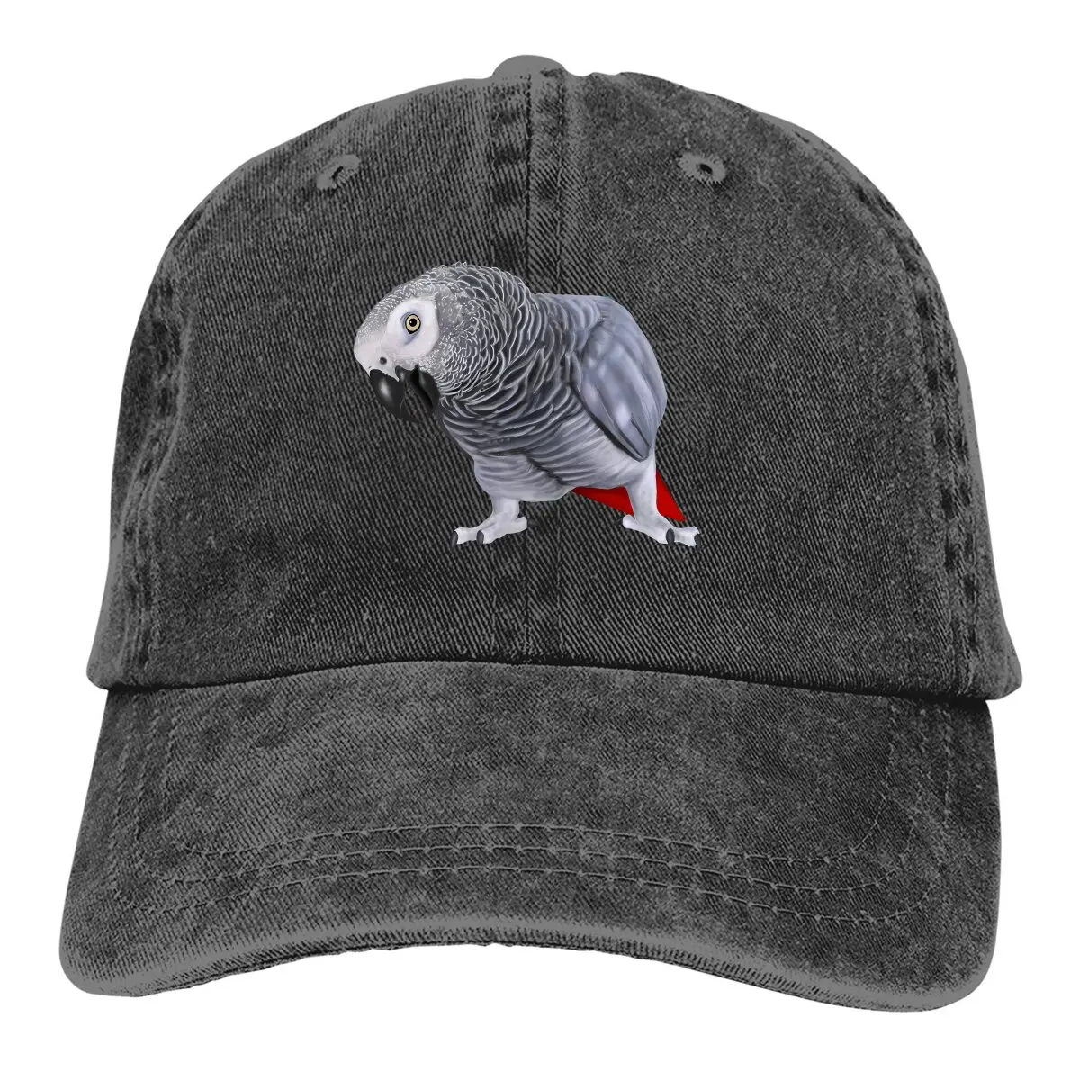 Parrot-Birds-Pet-Multicolor-Hat-Peaked-Women-s-Cap-African-Grey-Parrot ...