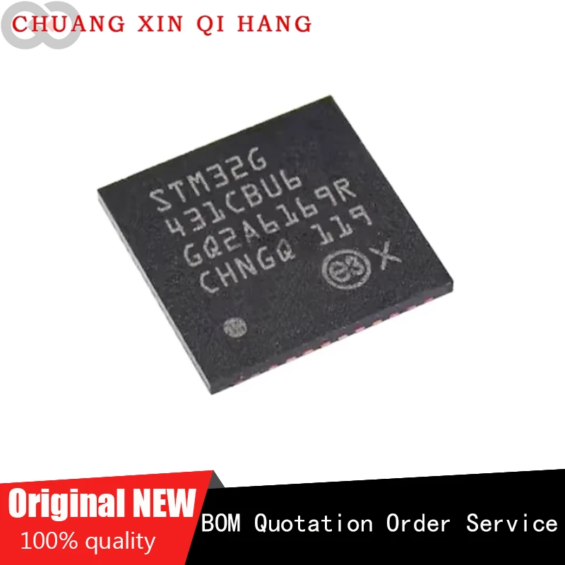 5-100pcs STM32G431CBU6 STM32G431 LQFP48 MCU Microcontroller Chip IC New Original