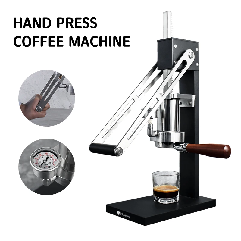 Profissional-Manual-Espresso-Maker-com-Mec-nica-Humana-Hand-Press-9Bar ...