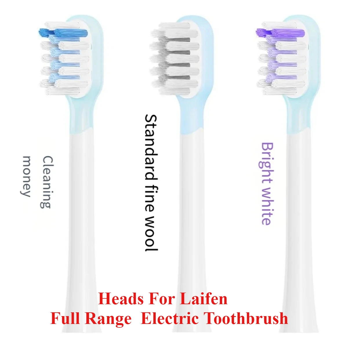 8pcs toothbrush heads For Laifen LFTB01-P ABS LFTB01-A LFTB01-S Full ...