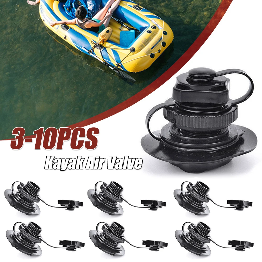 3-10PCS Inflatable Boat Kayak Air Valve Nozzle Cap Airbed Air Mattress ...