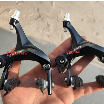 1 Pair for Tektro R312 Road Bike Rim Brake Calipers 51mm Drop Recessed Dual Povit Cliper Brake ...